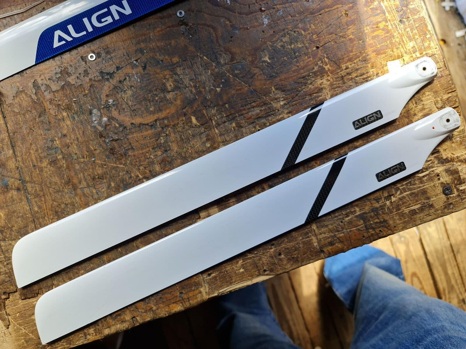 425 mm ALIGN CARBON FIBRE MAIN ROTOR BLADES – RCHeliTrader