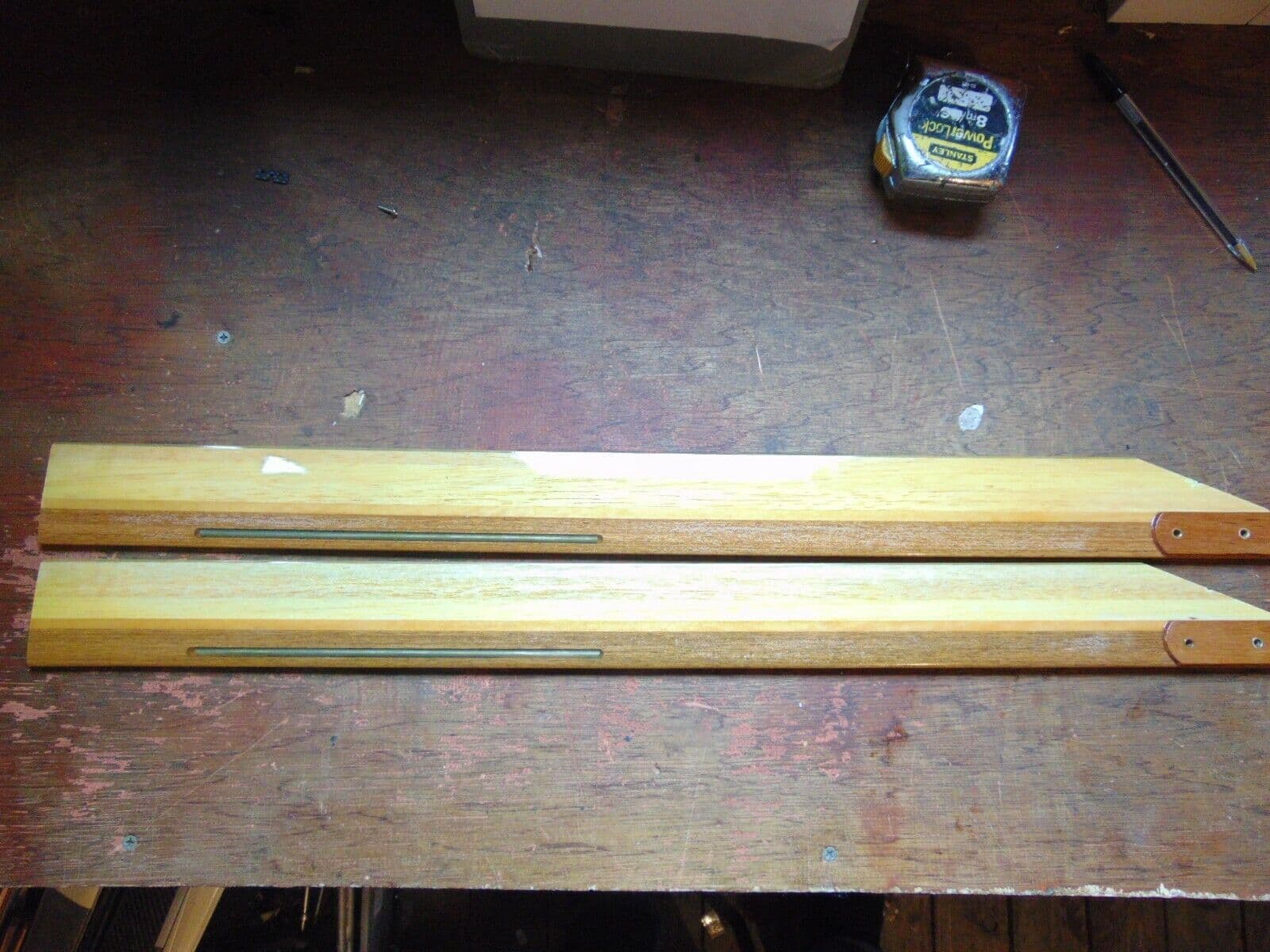 680 mm GLASS FIBRE MAIN ROTOR BLADES 12mm ROOT 4mm HOLE – RCHeliTrader