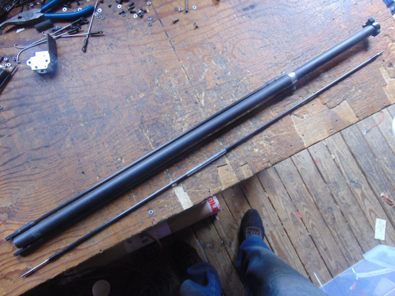 DUNE 600 CARBON FIBRE TAIL BOOM ASSEMBLY C/W TORQUE DRIVE PITCH ROD ...