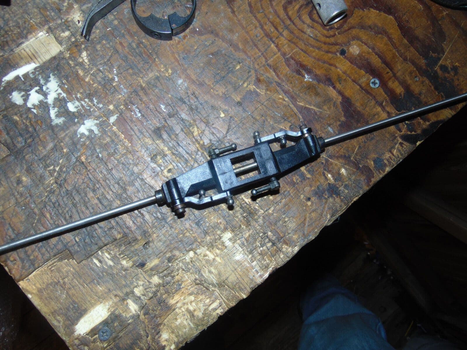 KALT BARON GASSER FLYBAR & SEESAW ASSEMBLY WITH CONTROL ARMS – RCHeliTrader