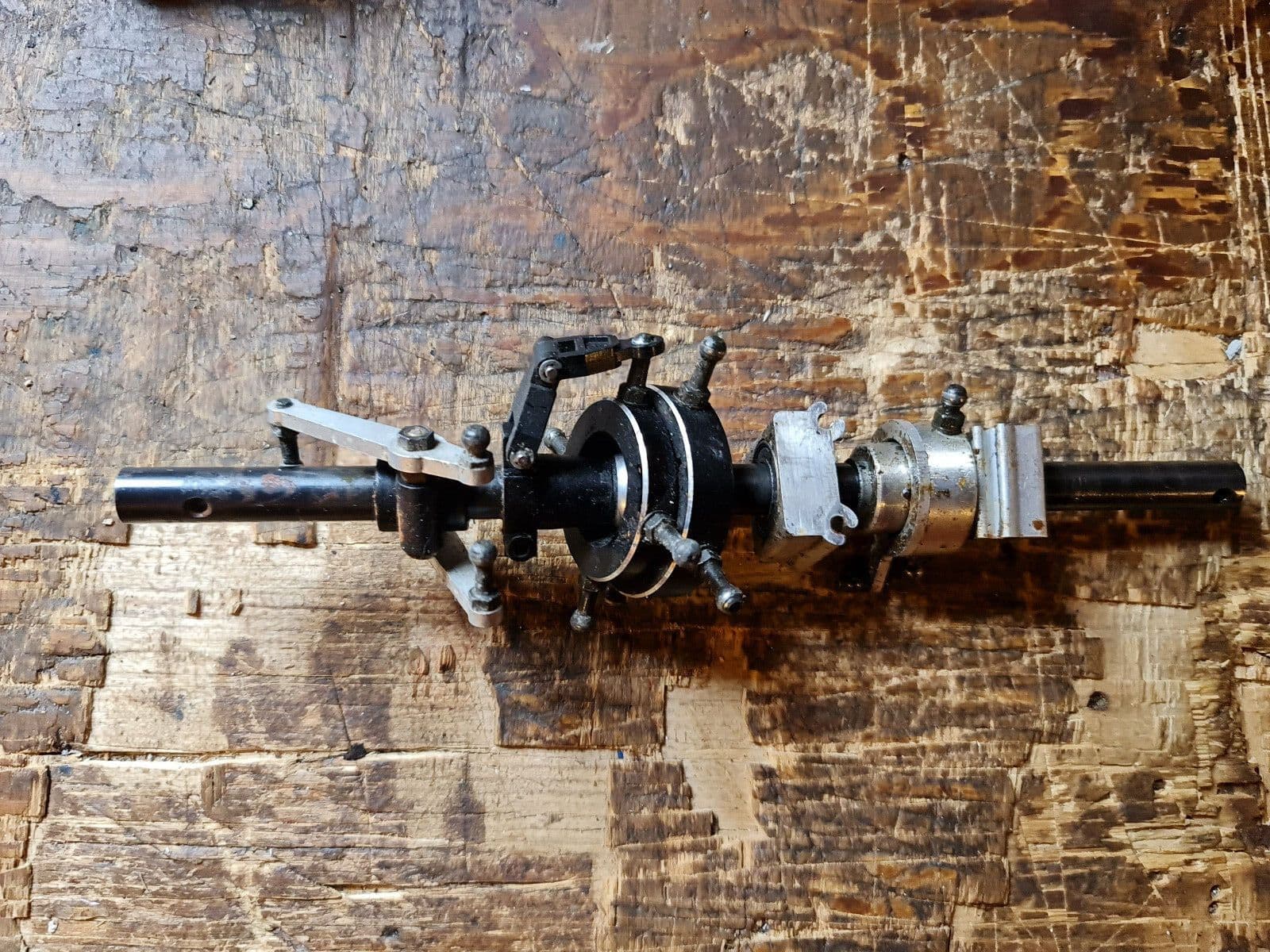 KALT BARON GASSER ROTOR SHAFT C/W ALLOY SWASH PLATE, WASHOUT MIXER PIT ...