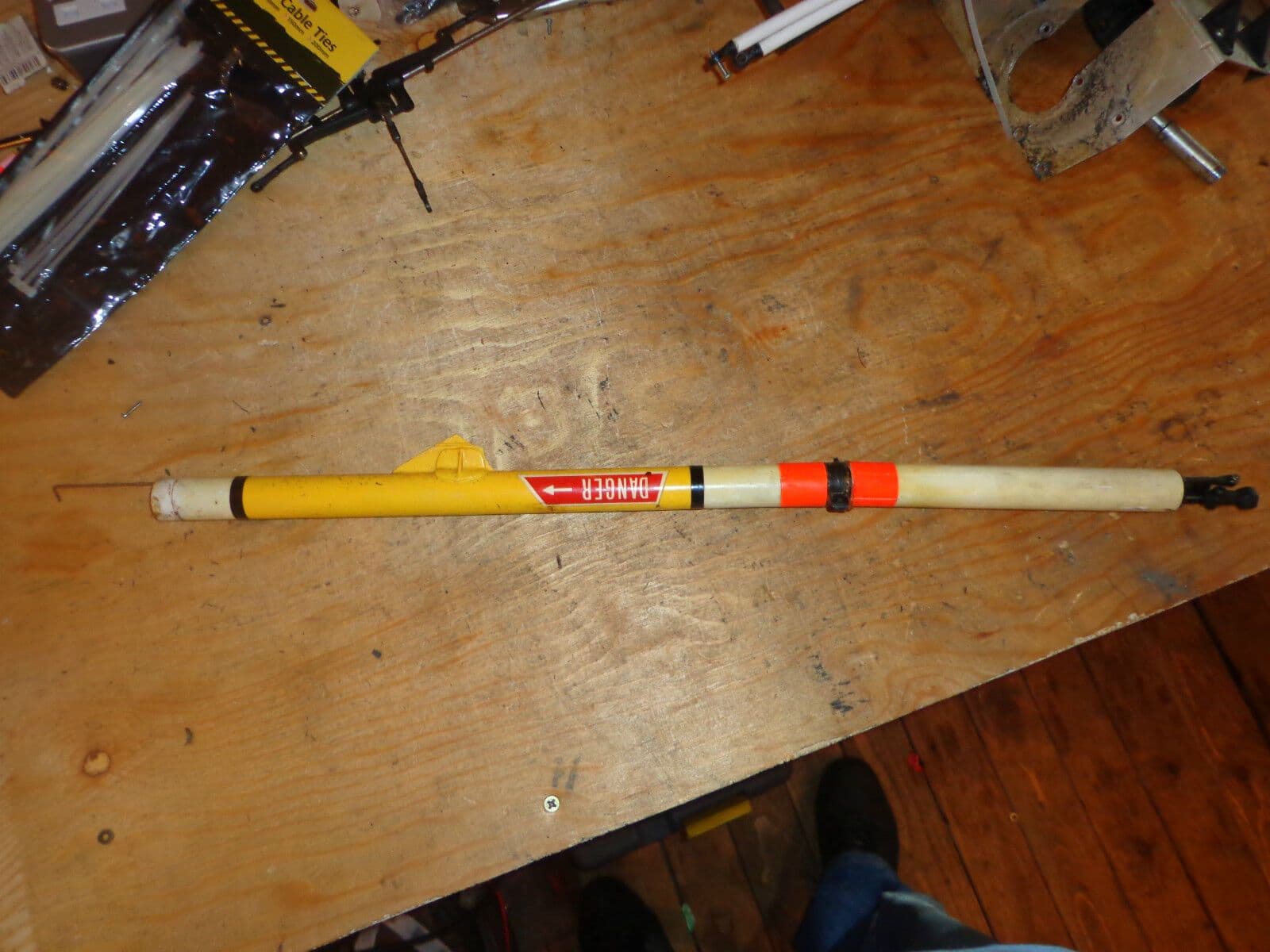 MFA HUGHES 300C / SCHWEIZER TAIL BOOM ASSEMBLY C/W PITCH CONTROL AND T ...