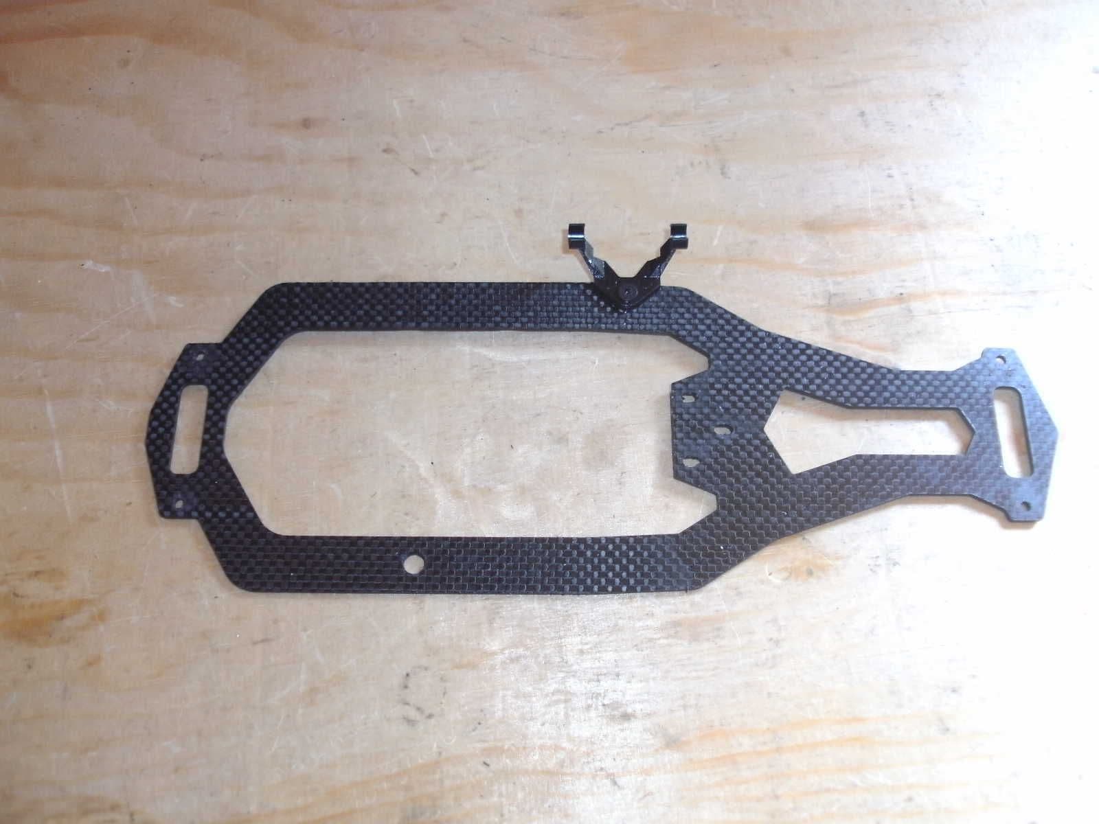 OUTRAGE VELOCITY 90 LOWER CARBON FIBRE MAIN FRAME STIFFENER – RCHeliTrader