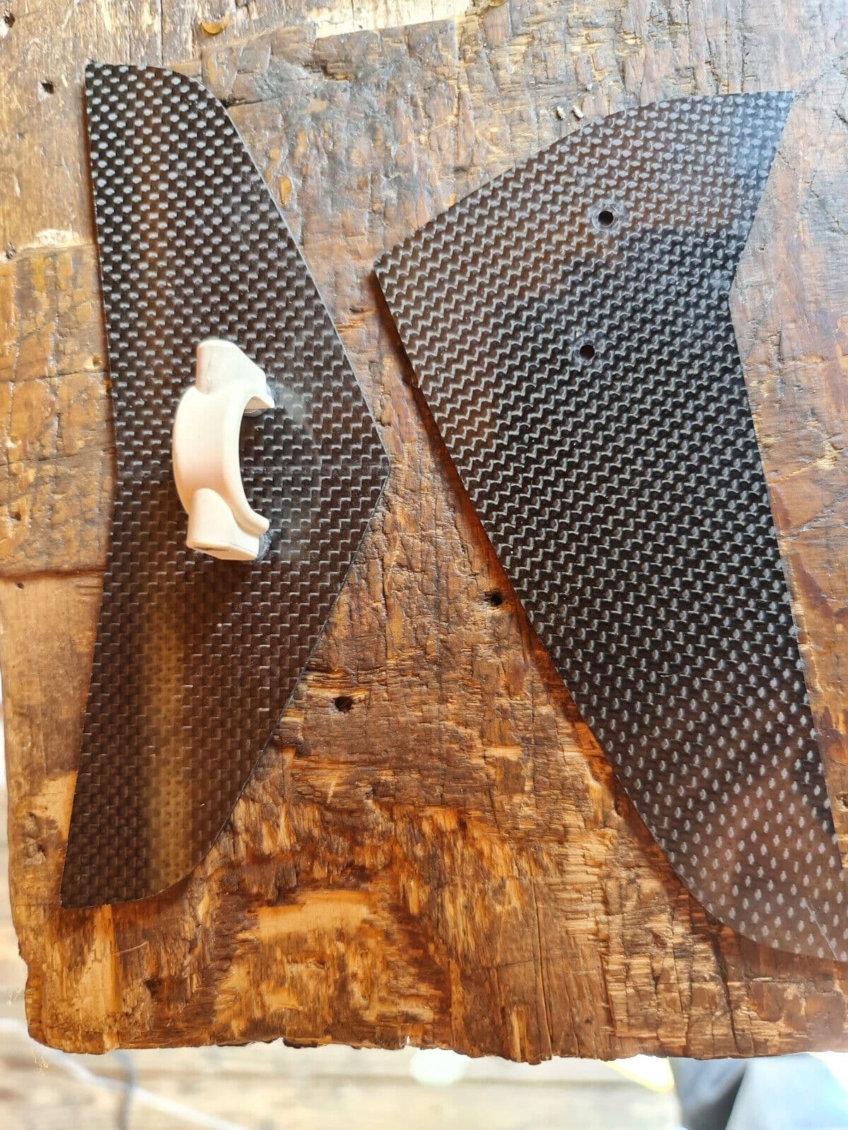 RAPTOR 30/50 V1/2 CARBON FIBRE TAIL FIN SET – RCHeliTrader