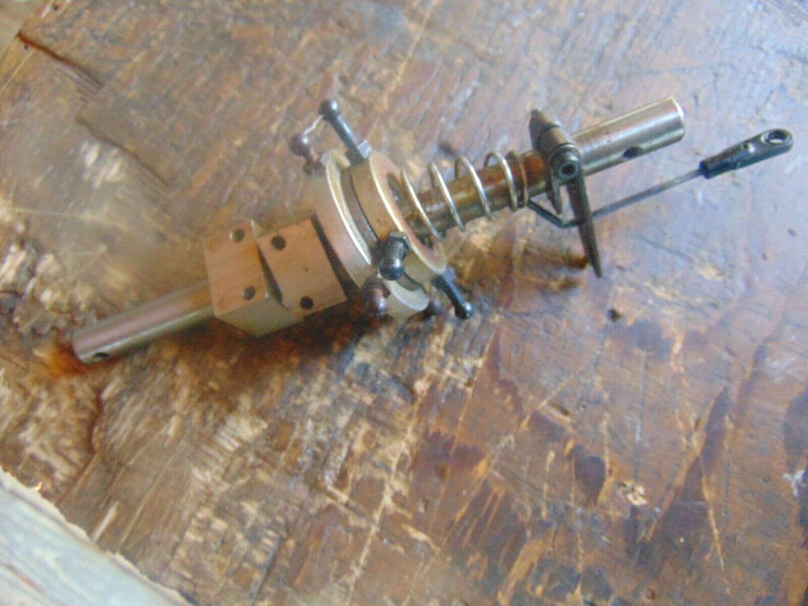 SCHLUTER MINIBOY MAIN ROTOR SHAFT ASSEMBLY C/W SWASH, PITCH CONTROL ...