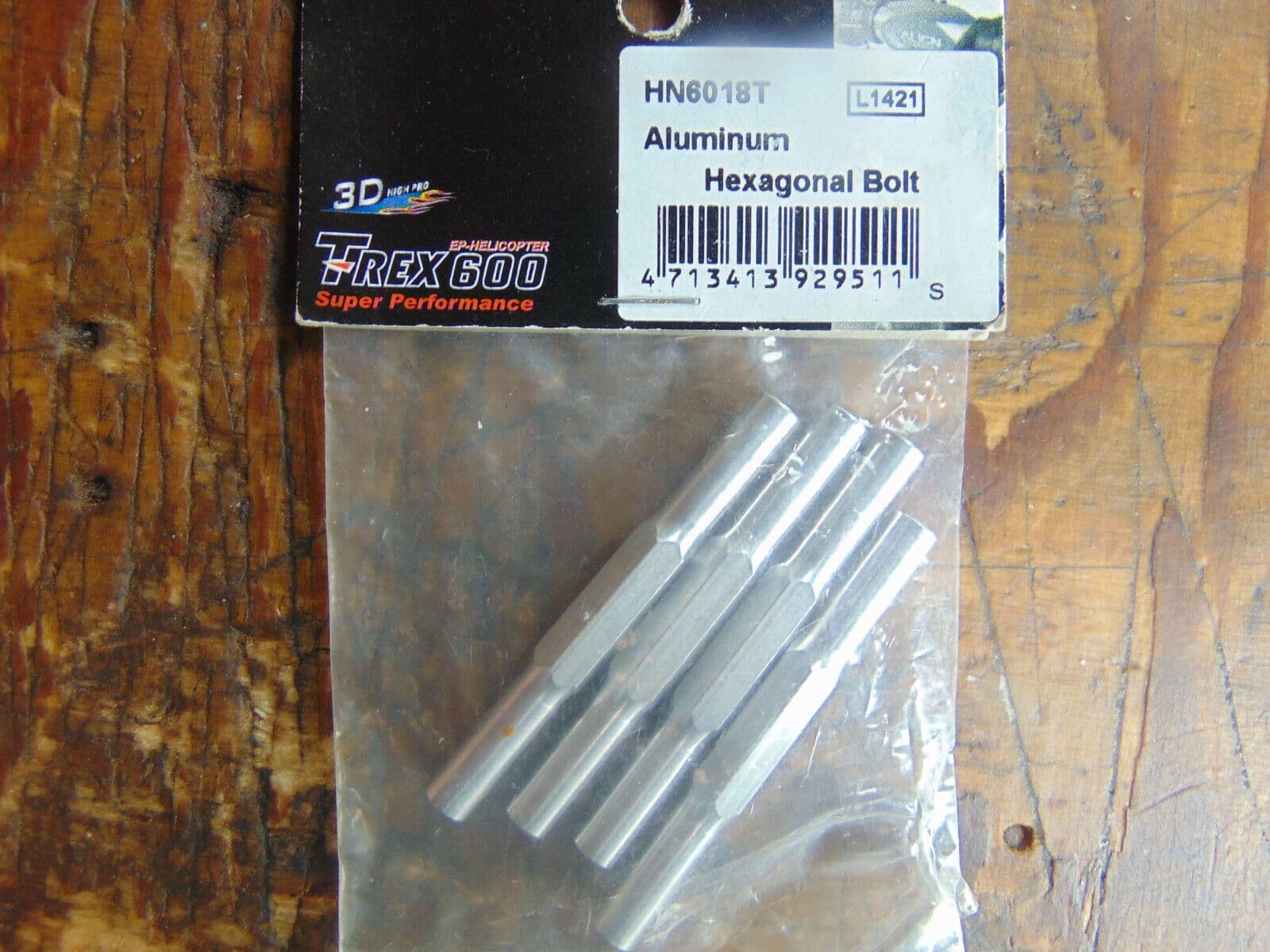 TREX 600 ALUMINIUM HEXAGONAL BOLT HN6018T BNIB – RCHeliTrader