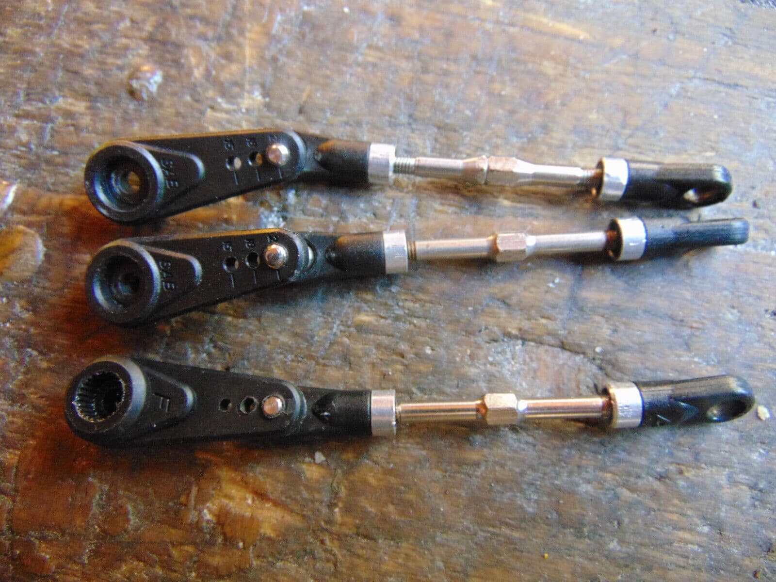 TREX 700L DFC SERVO TO SWASH PLATE SERVO TURNBUCKLE LINKS & FUTABA SER ...