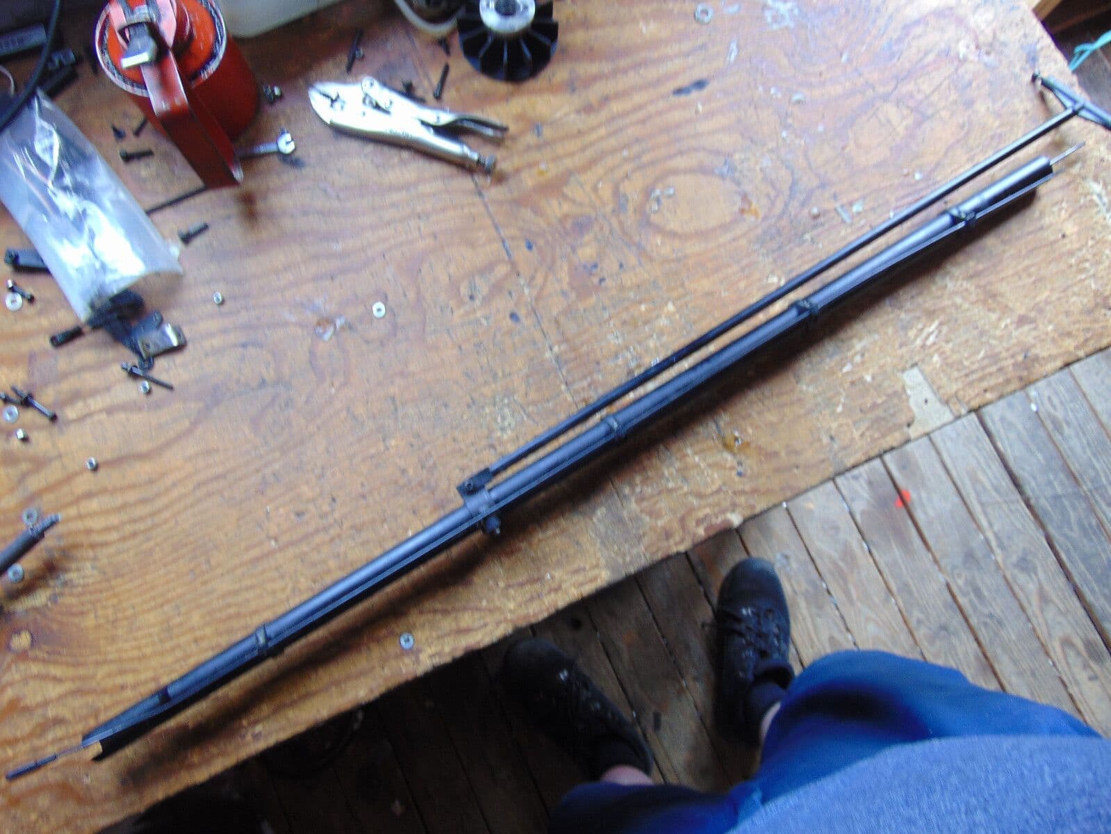 X-CELL 50 TAIL BOOM ASSEMBLY C/W TORQUE & PITCH RODS & SUPPORT ...