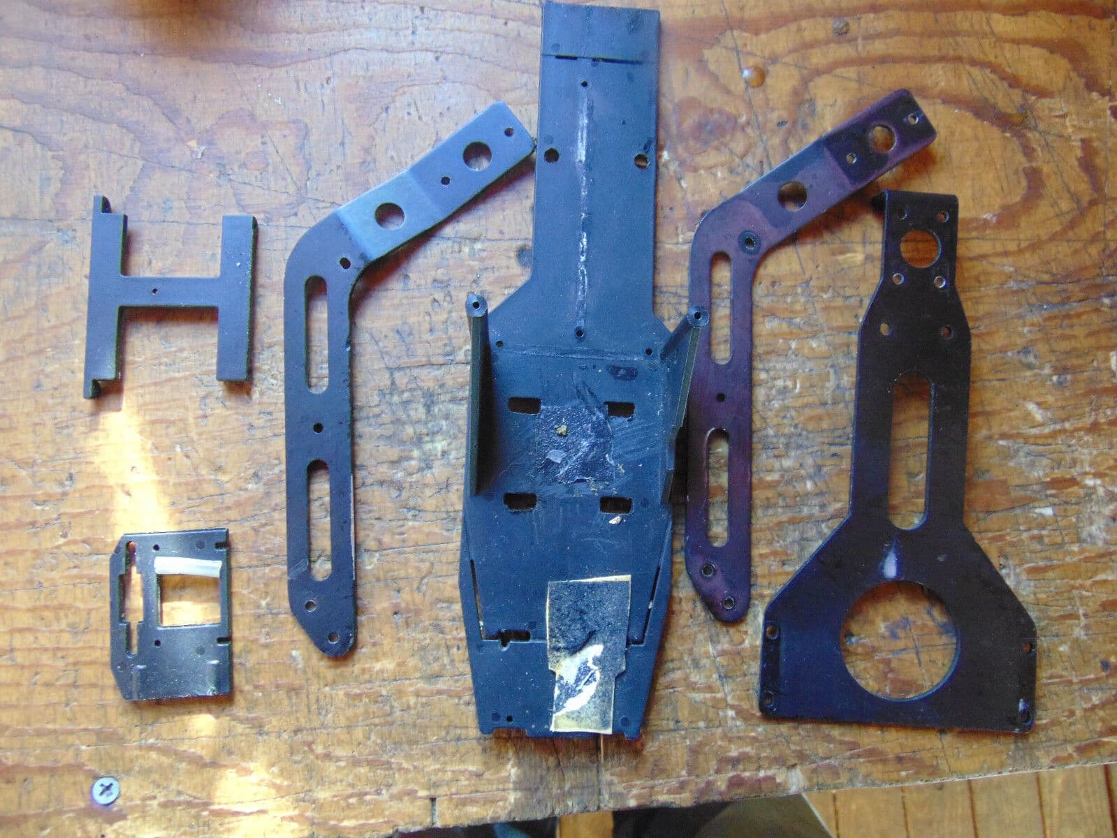 X-CELL FURY GASSER FRONT MAIN FRAME SECTIONS – RCHeliTrader