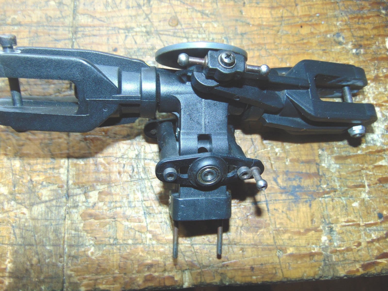 X-CELL FURY GASSER MAIN ROTOR HEAD ASSEMBLY C/W FLYBAR SEESAW ...